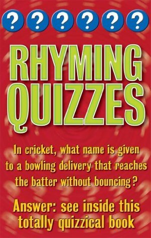 Rhyming Quizzes (Categorically Quizzes #9) by Christopher Rigby | Goodreads