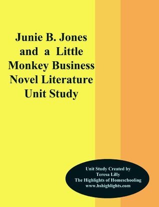 Junie B. Jones and a Little Monkey Business Novel Literature Unit Study ...