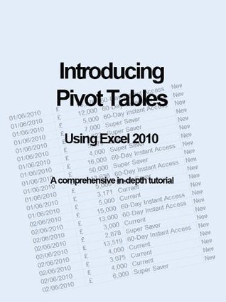Introducing Pivot Tables - A Tutorial by Pam Nicholls | Goodreads