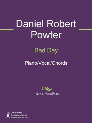 Bad Day Sheet Music (Piano/Vocal/Chords) by Daniel Robert Powter ...