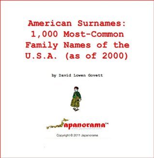 American Surnames: 1000 Most-Common Family Names of the U.S.A. by David ...