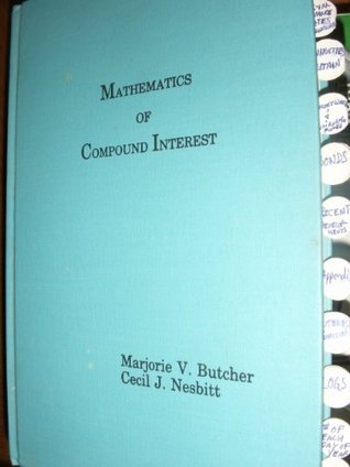 Mathematics of Compound Interest by M. V. Butcher | Goodreads