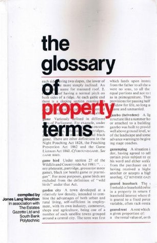 Glossary of Property Terms by Estates Gazette | Goodreads