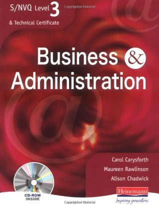 S/NVQ Level 3 Business & Administration Student Book by Carol ...