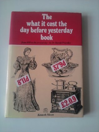 The what it cost the day before yesterday book: From 1850 to the ...