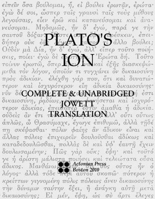 Plato's Ion by Plato | Goodreads