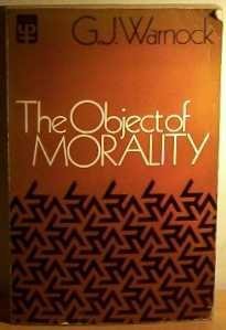 Object of Morality by G.J. Warnock | Goodreads