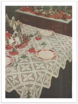 #2434 CHRISTMAS CHEER VINTAGE CROCHET PATTERN by Princess of Patterns ...