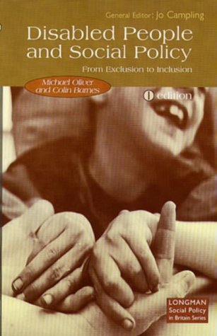 Disabled People and Social Policy: From Exclusion to Inclusion by ...
