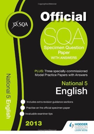 SQA Specimen Paper National 5 English and Model Papers 2013 by SQA ...