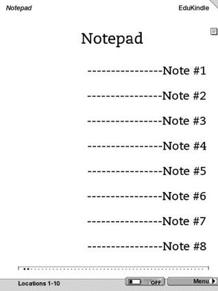 Notepad for Kindle (Kindle Utilities) by EduKindle Staff | Goodreads