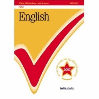 English Higher 2007/2008 SQA Past Papers by SQA | Goodreads
