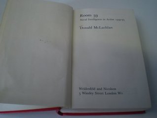 ROOM 39 by Donald McLachlan | Goodreads
