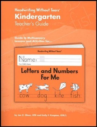 Learning Without Tears - Letters and Numbers for Me Teacher's Guide, Current Edition ...