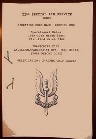 SAS Operation REDFISH ONE: SAS operation to extract hostage from IRA safe house by J.J. James ...