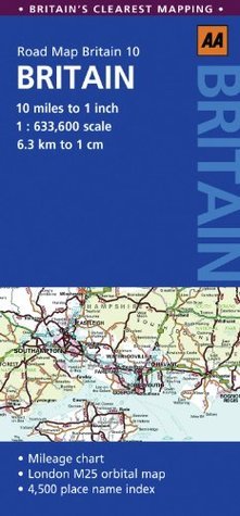 Aa Road Map Britain (Aa Road Map Britain Series) by A.A. Publishing ...