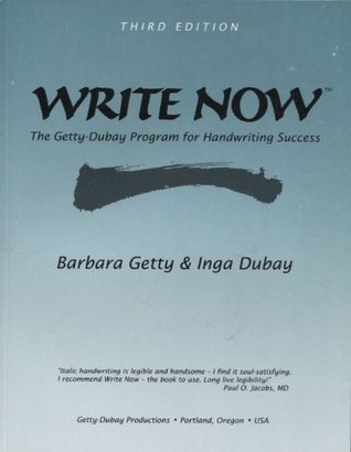 Write Now The Getty-Dubay Program for Handwriting Success by Barbara ...