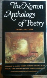 The Norton Anthology of Poetry by Alexander W. Allison | Goodreads