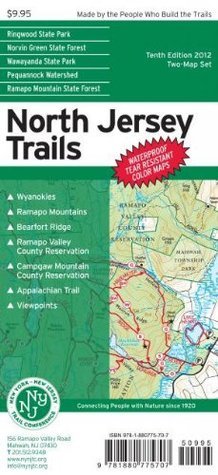 North Jersey Trails Map by New York-New Jersey Trail Conference | Goodreads