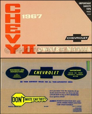1967 Chevy II & Nova Reprint Owner's Manual Package by Chevrolet ...