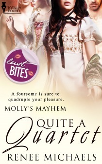 Quite A Quartet (Molly's Mayhem, #2) by Renee Michaels | Goodreads
