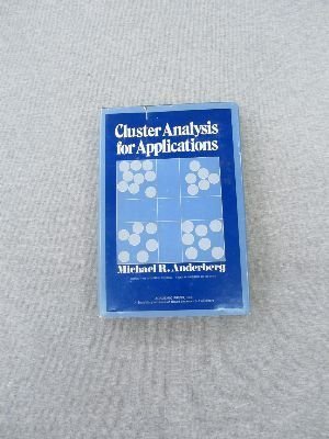 Cluster Analysis for Applications by Michael R. Anderberg | Goodreads