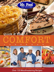 Mr. Food Quick & Easy Comfort Cookbook by Mr. Food Test Kitchen | Goodreads