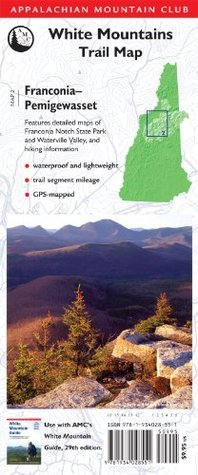 AMC Map: Franconia - Pemigewasset: White Mountains Trail Map by ...