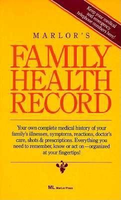 Marlor's Family Health Record by Loris G. Gree | Goodreads