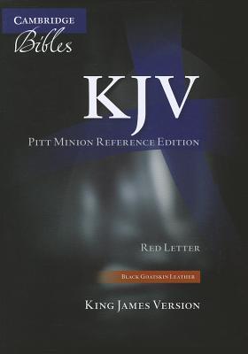 KJV Pitt Minion Reference Bible, Black Goatskin Leather, Red-letter ...