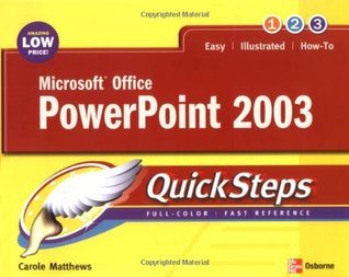 Microsoft Office PowerPoint 2003 QuickSteps by Carole Boggs Matthews ...