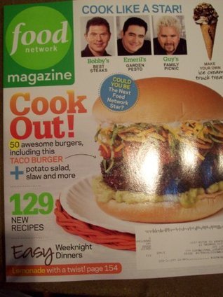 Food Network Magazine June 2010 Cook Out! 50 Awesome Burgers Easy ...