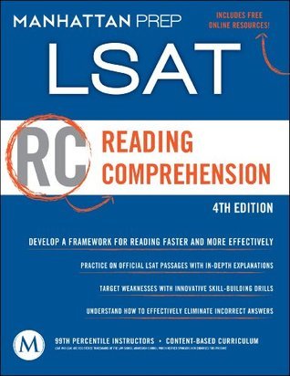 Reading Comprehension LSAT Strategy Guide, 4th Edition by Manhattan ...