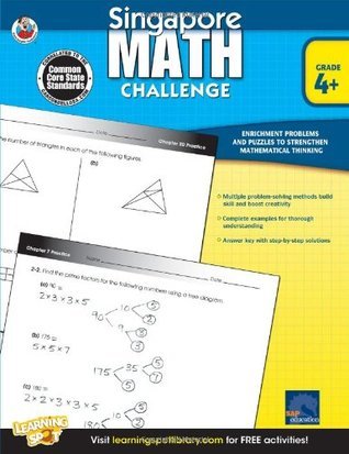 Singapore Math Challenge Workbook—Common Core Math for Grades 4-6 ...