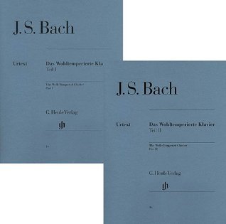 2 Henle Book Set: The Well-Tempered Clavier Part 1 and 2 by Johann ...