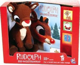 Rudolph the Red-Nosed Reindeer Board Sound Book and Plush Toy - PI Kids ...