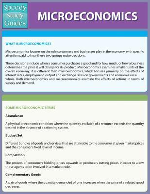 Micro-Economics (Speedy Study Guides: Academic) by Speedy Publishing ...