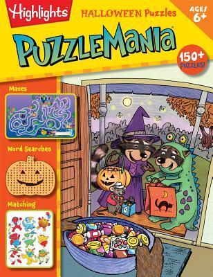 Halloween Puzzles: Halloween Kids Puzzle Book with Over 100 Mazes ...