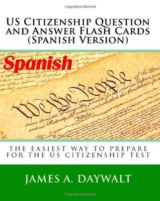 US Citizenship Question and Answer Flash Cards (Spanish Version) by ...