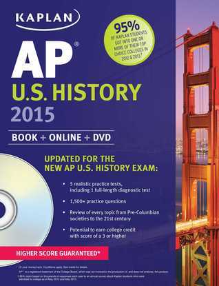 Kaplan AP U.S. History 2015: Book + Online + DVD by Krista Dornbush ...