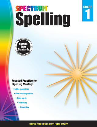 Spectrum Spelling Workbook Grade 1, Ages 6 to 7, 1st Grade Spelling ...