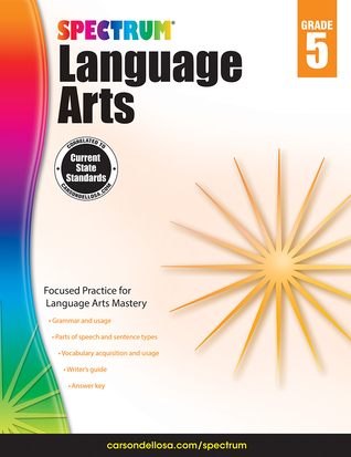 Spectrum 5th Grade Language Arts Workbook, Ages 10 to 11, Grammar ...