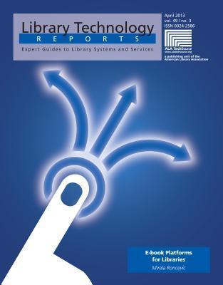 E-Book Platforms for Libraries by Mirela Roncevic | Goodreads