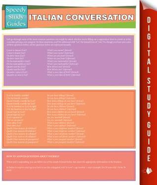 Italian Conversation (Speedy Study Guides) by Speedy Publishing | Goodreads