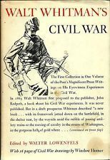Walt Whitman's Civil War by Walter Lowenfels | Goodreads