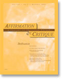 Affirmation & Critique: A Journal of Christian Thought by Ron Kangas ...