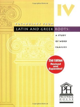 Vocabulary from Latin and Greek Roots: Level X by Elizabeth Osborne ...