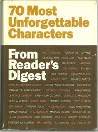 70 Most Unforgettable Characters by Reader's Digest Association | Goodreads