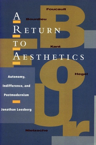 A Return to Aesthetics: Autonomy, Indifference, and Postmodernism by ...