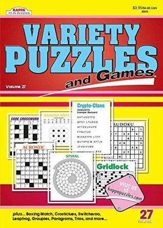 Variety Puzzles and Games Puzzle Book-Volume 23 by Kappa Books ...